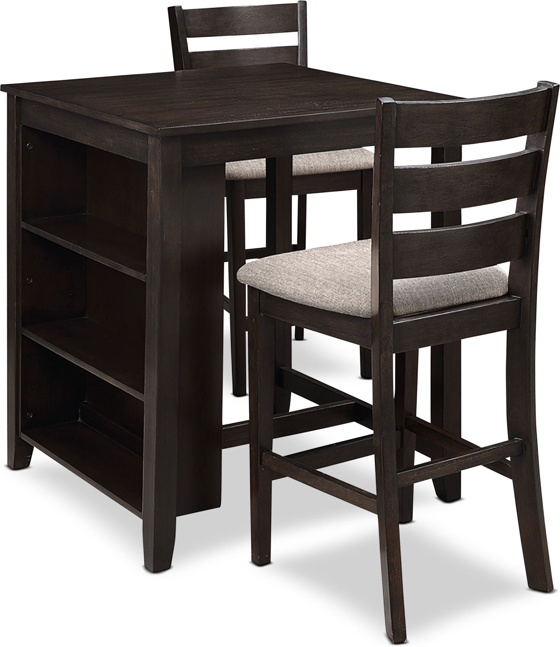 Hendricks Counter-Height Table with 2 Stools | Value City Furniture