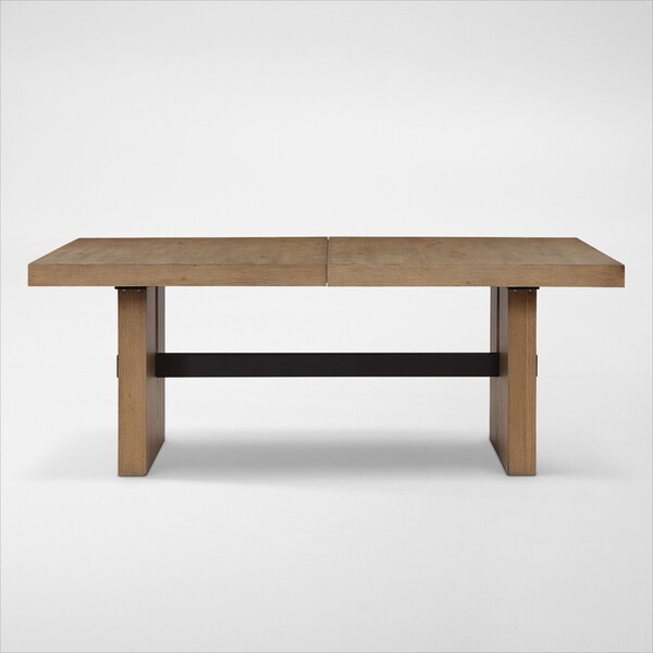 Auburn Dining Table and 6 Upholstered Dining Chairs | Value City Furniture