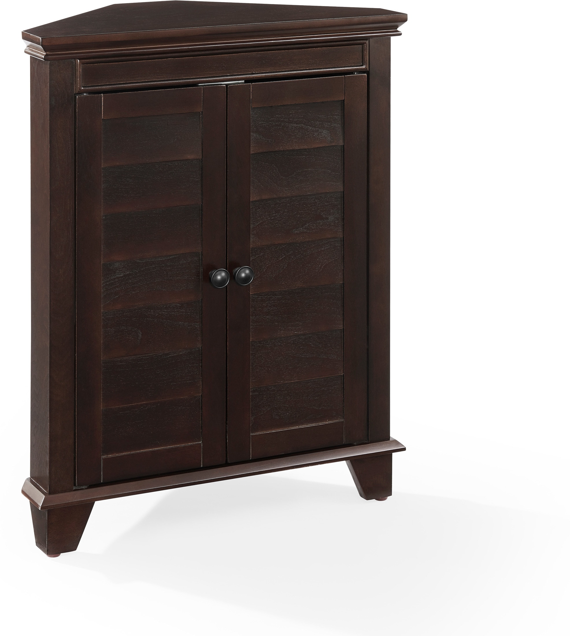Beckinsale Corner Cabinet - Brown | Value City Furniture