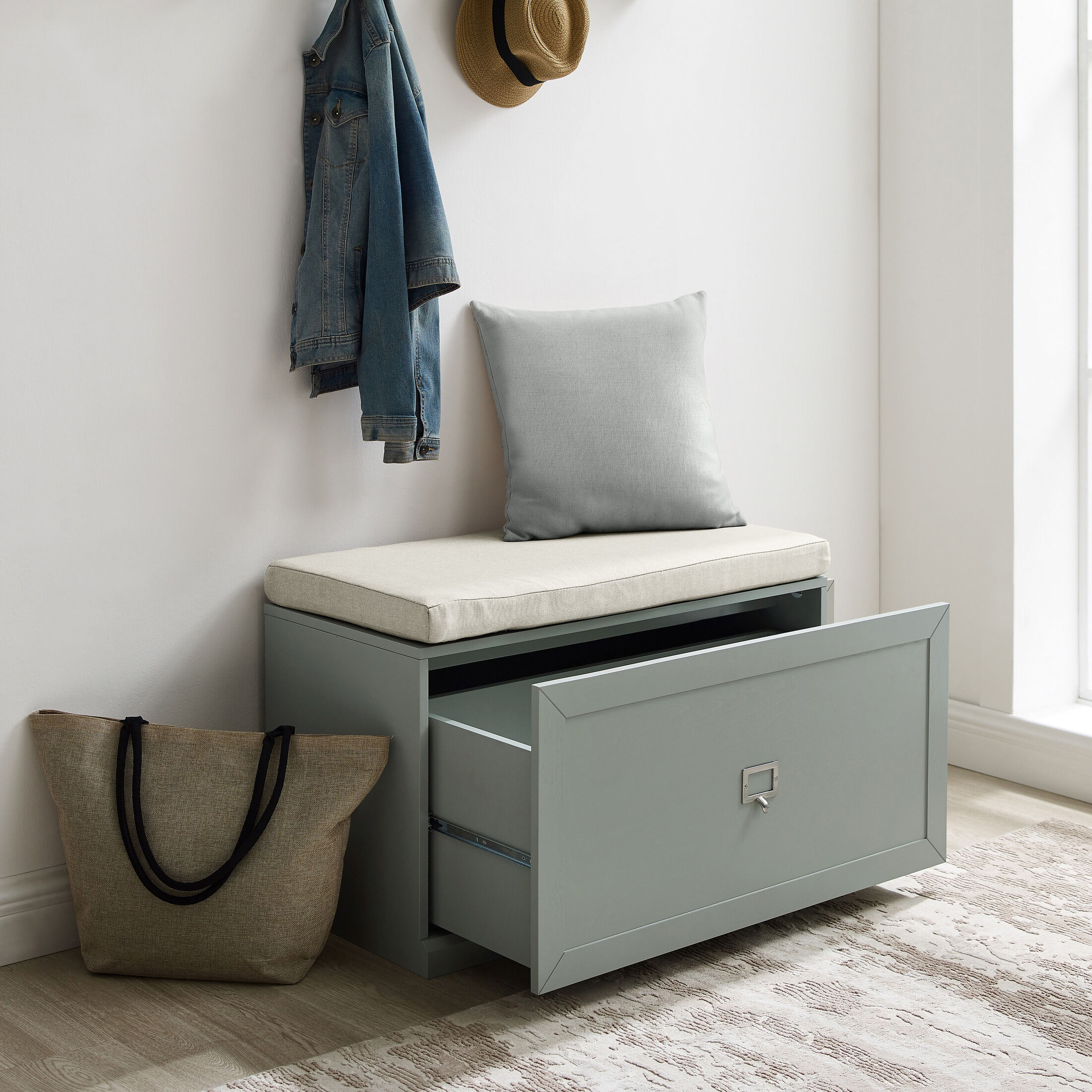Caddie Entryway Bench Value City Furniture