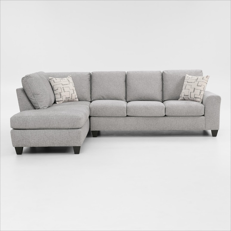 Canyon 2-Piece Sofa Sectional with Chaise | Value City Furniture