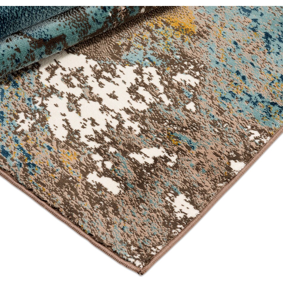 Cascades Area Rug - Gray/Blue | Value City Furniture