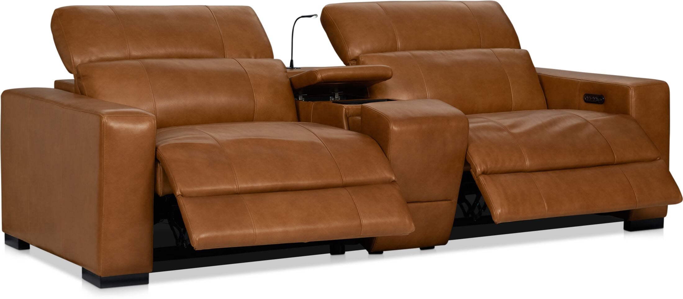 Chapman 3 Piece Dual Power Reclining Loveseat with Console Value City Furniture