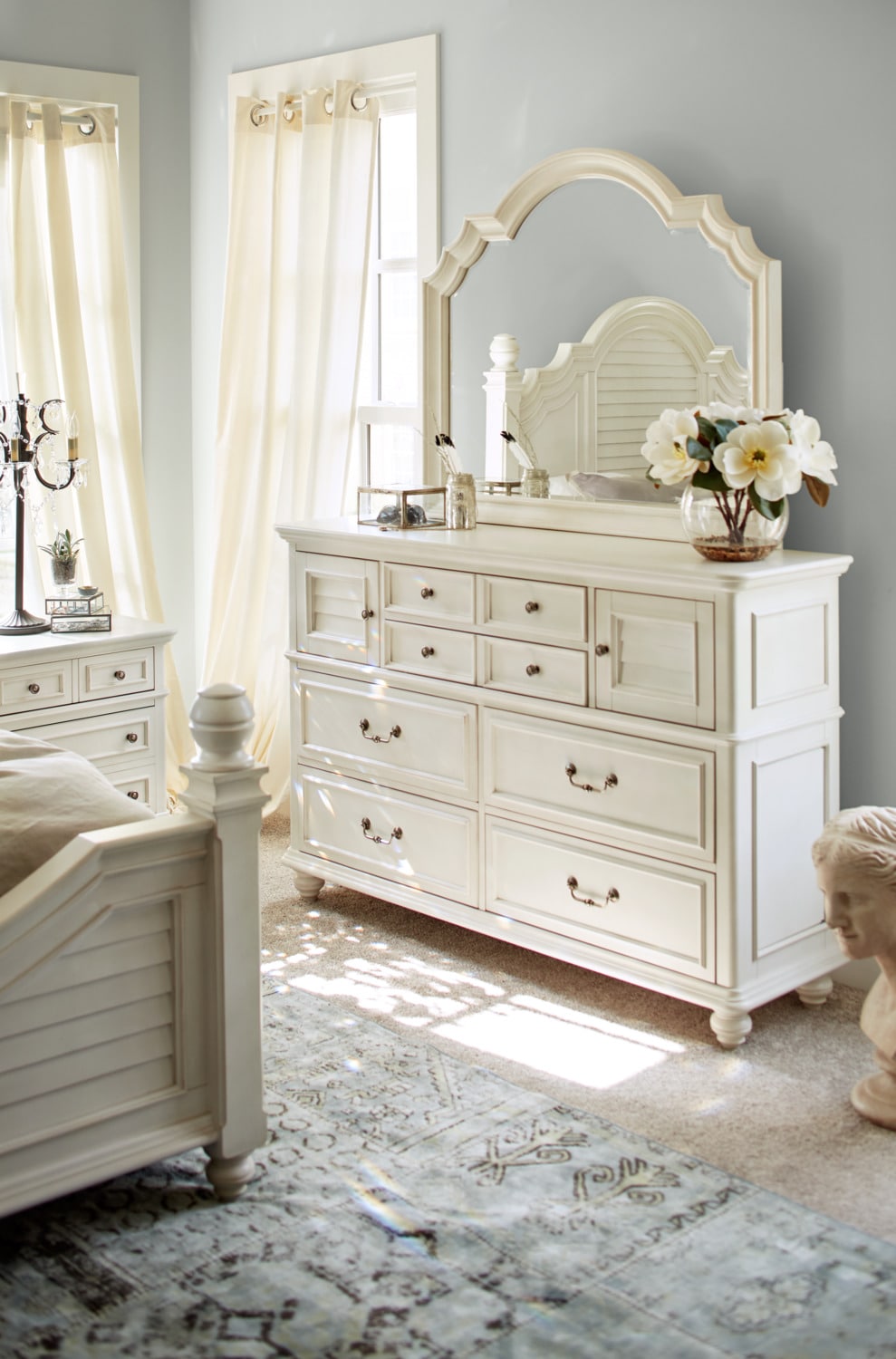 Charleston Dresser and Mirror