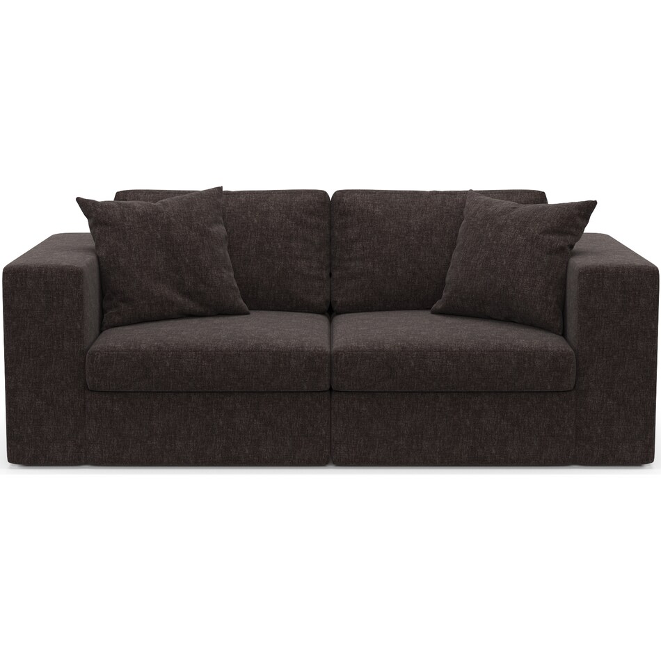 Collin Hybrid Comfort 2-Piece Sofa - Contessa Java | Value City Furniture