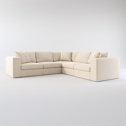 Collin Hybrid Comfort 5-Piece Sectional - Dudley Buff | Value City ...