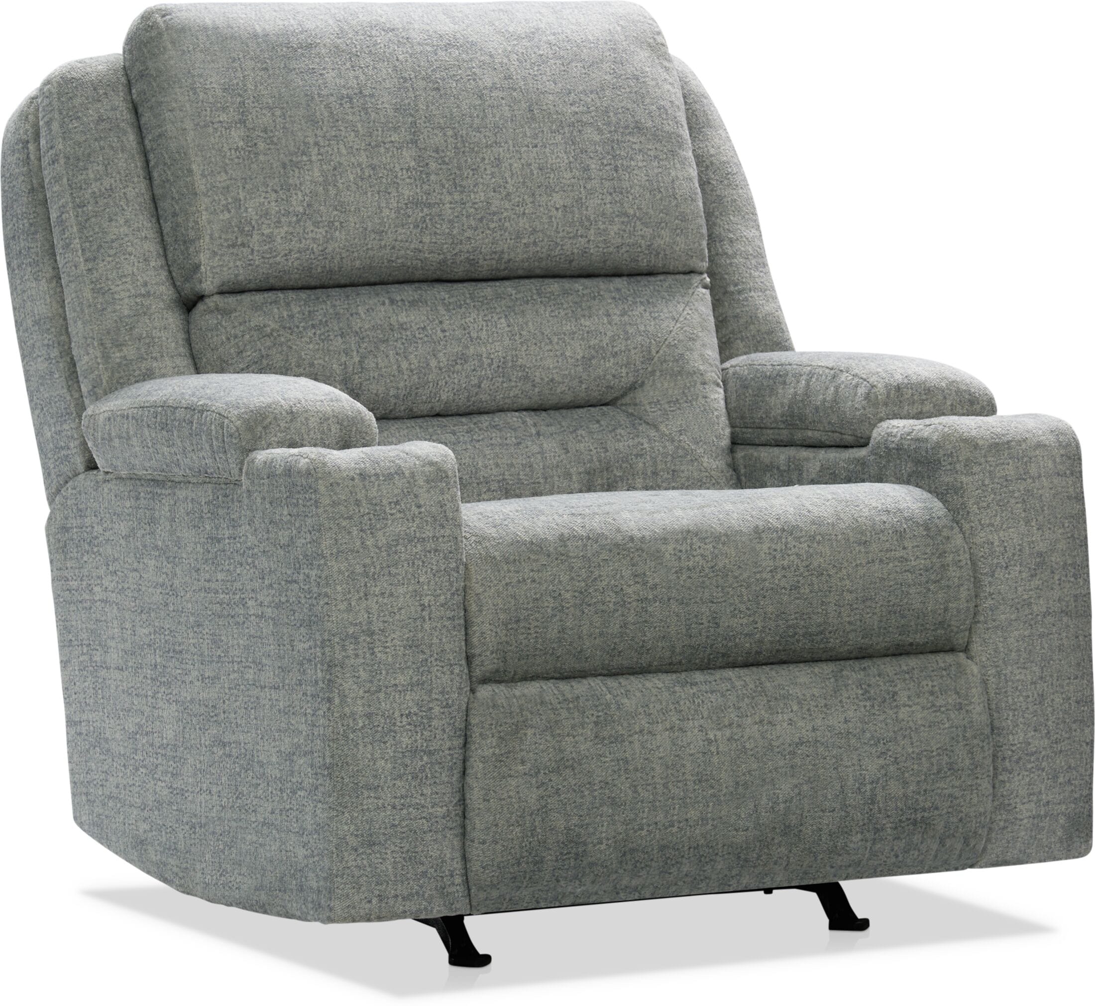 Concourse Dual-Power Rocker Recliner - Gray | Value City Furniture