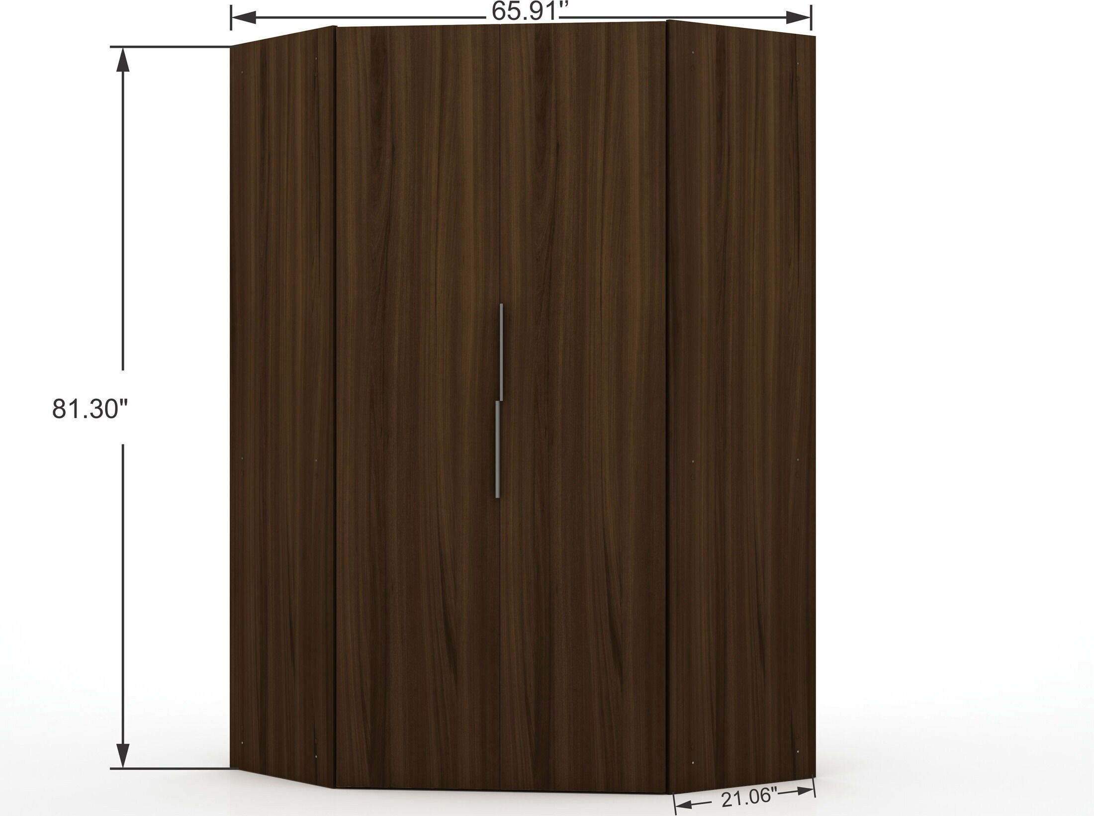 Cornell Corner Wardrobe Closet