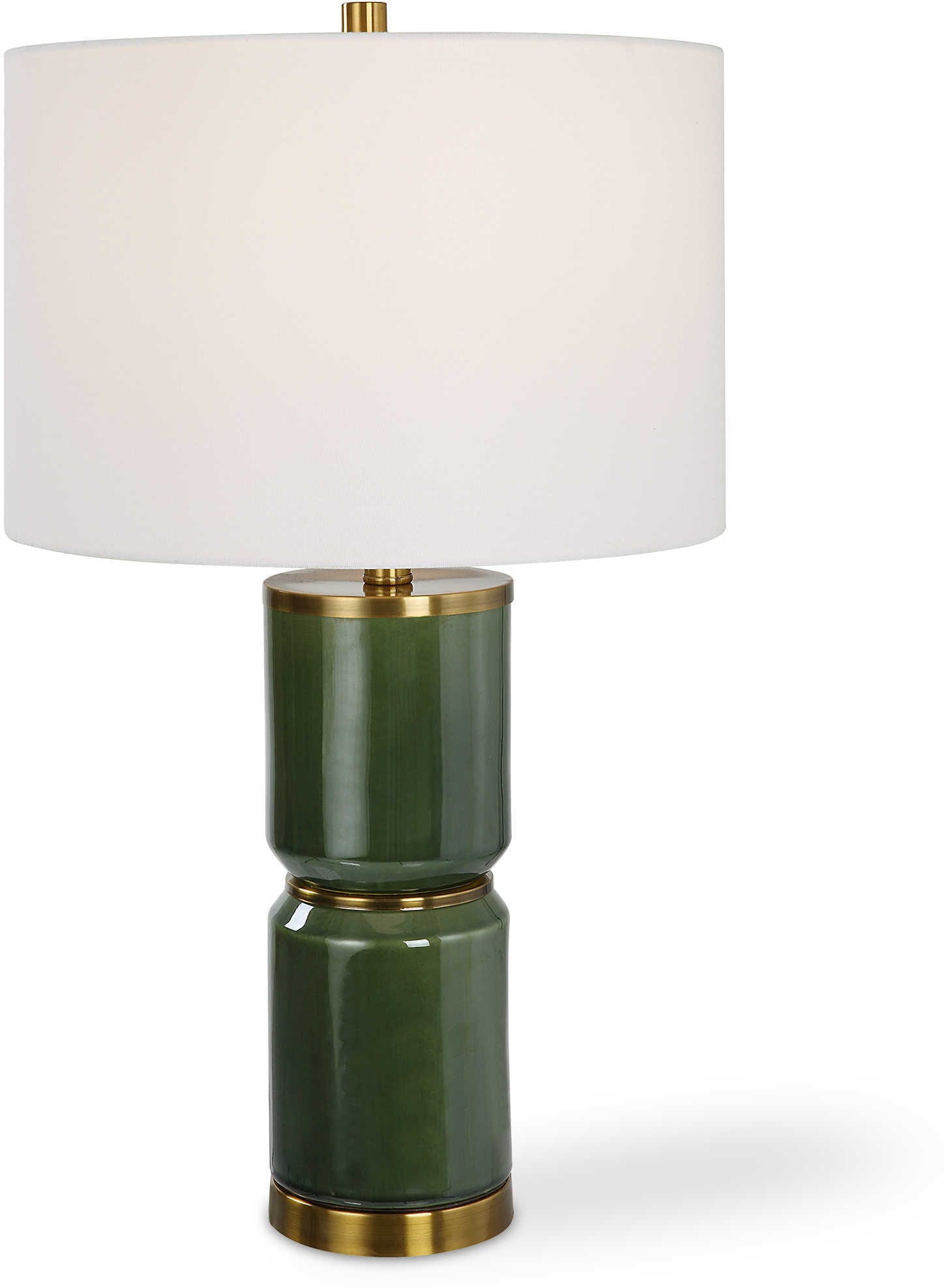 Develyn Table Lamp - Green | Value City Furniture