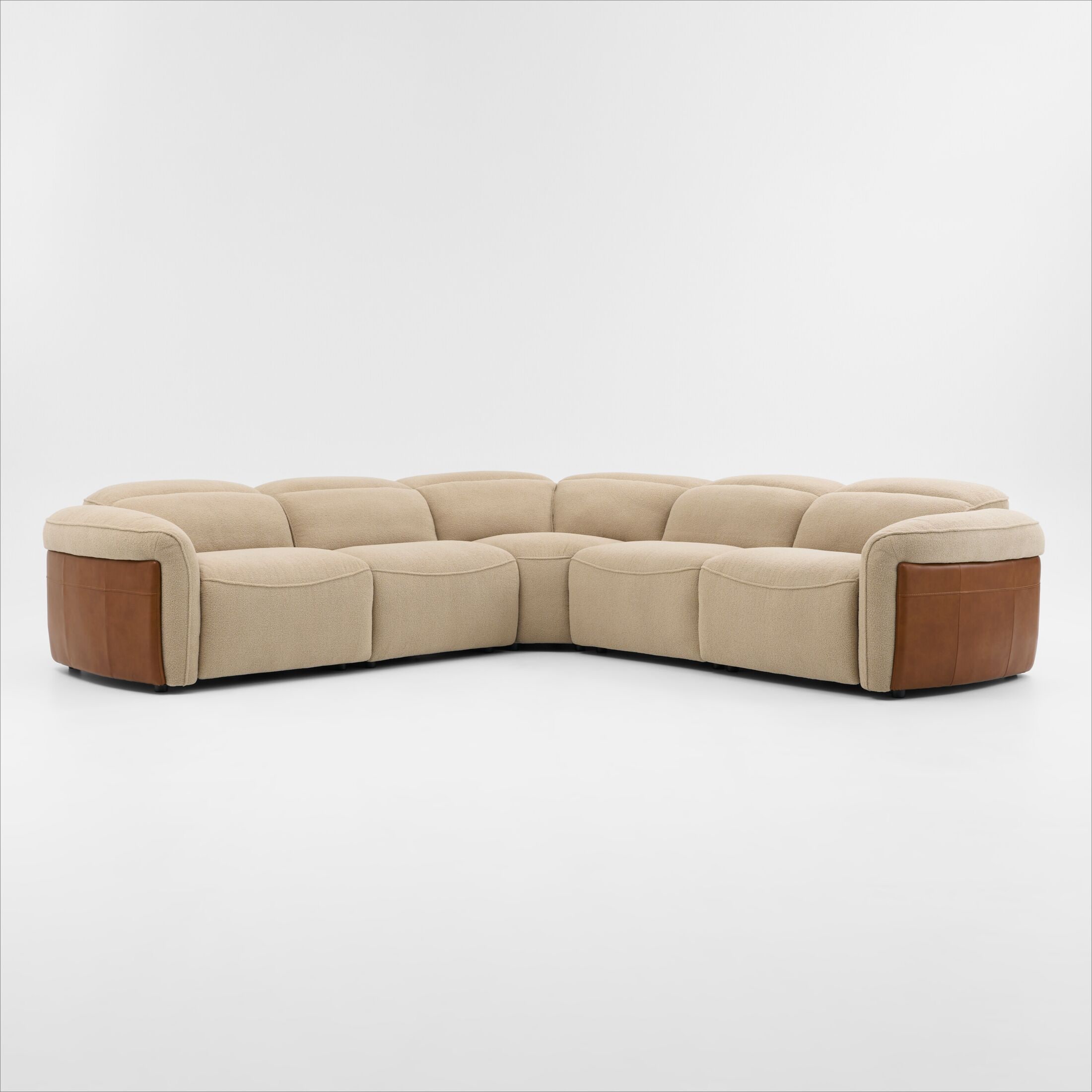 5 piece reclining sectional store