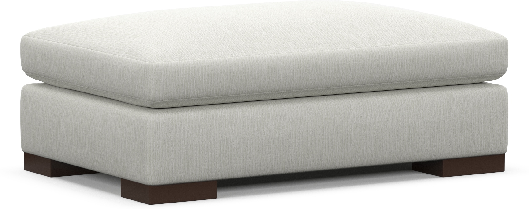 Ethan Foam Comfort Ottoman - Cosmo Dove | Value City Furniture