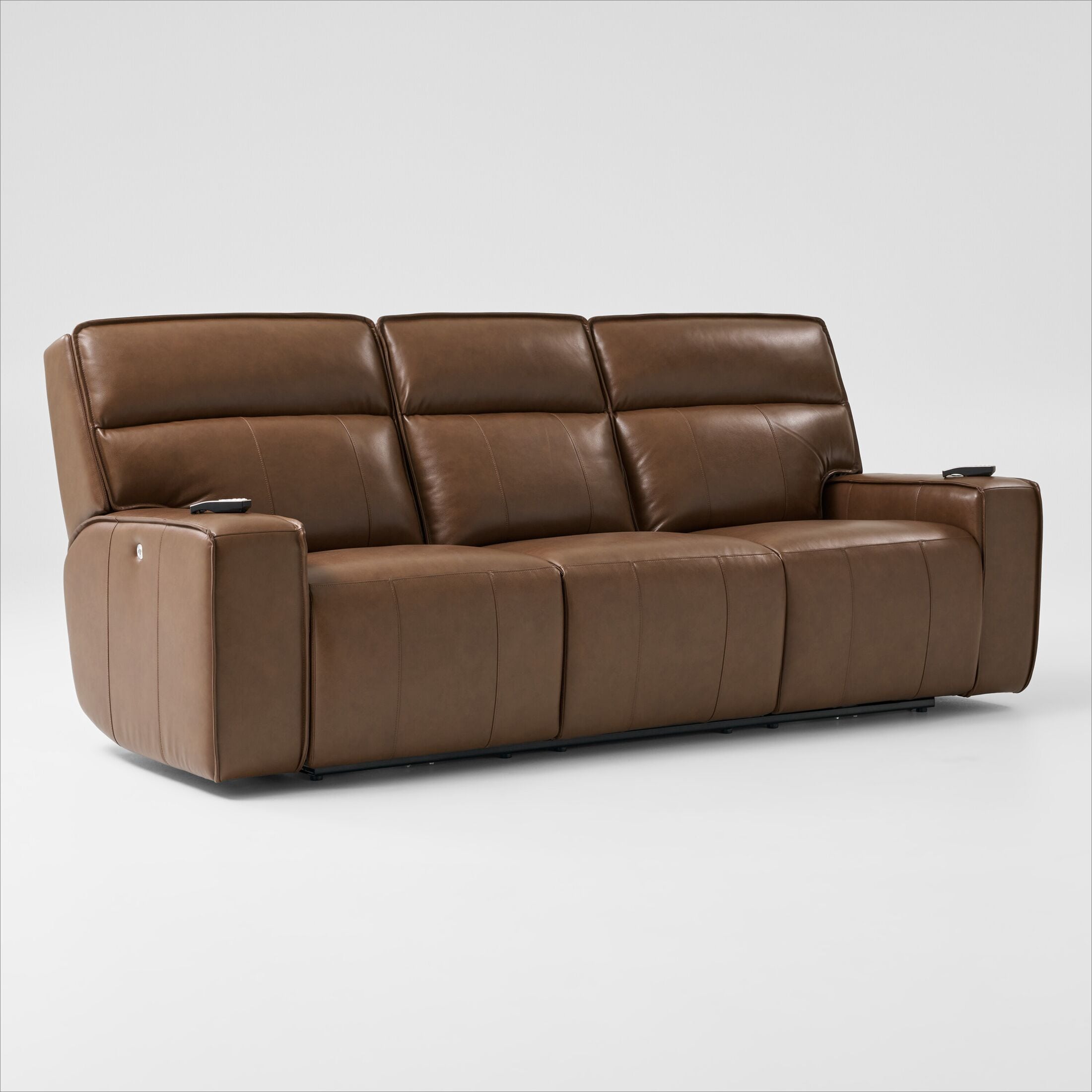 Everest Triple Power Reclining Sofa Value City Furniture