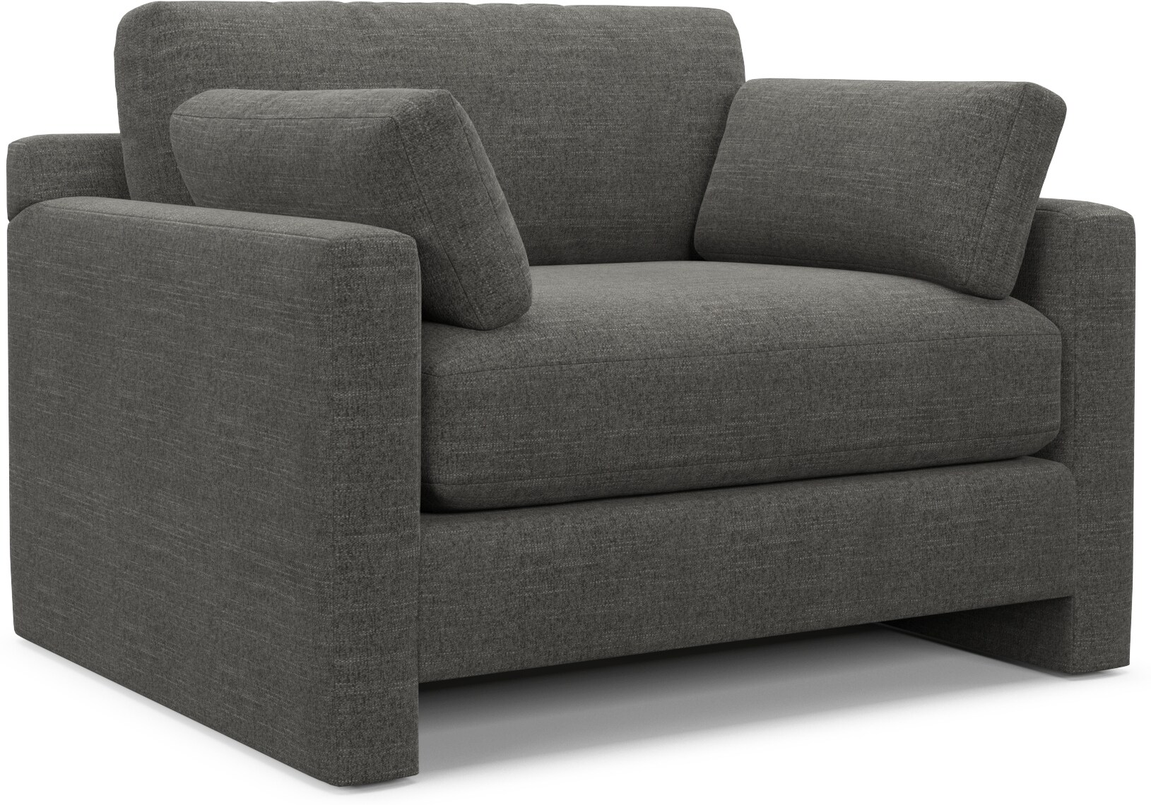 Forbes Foam Comfort Chair and a Half - Curious Charcoal | Value City ...