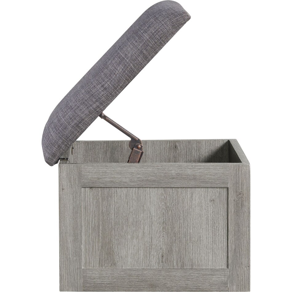 Reba Coffee Table with Four Storage Stools | Value City Furniture