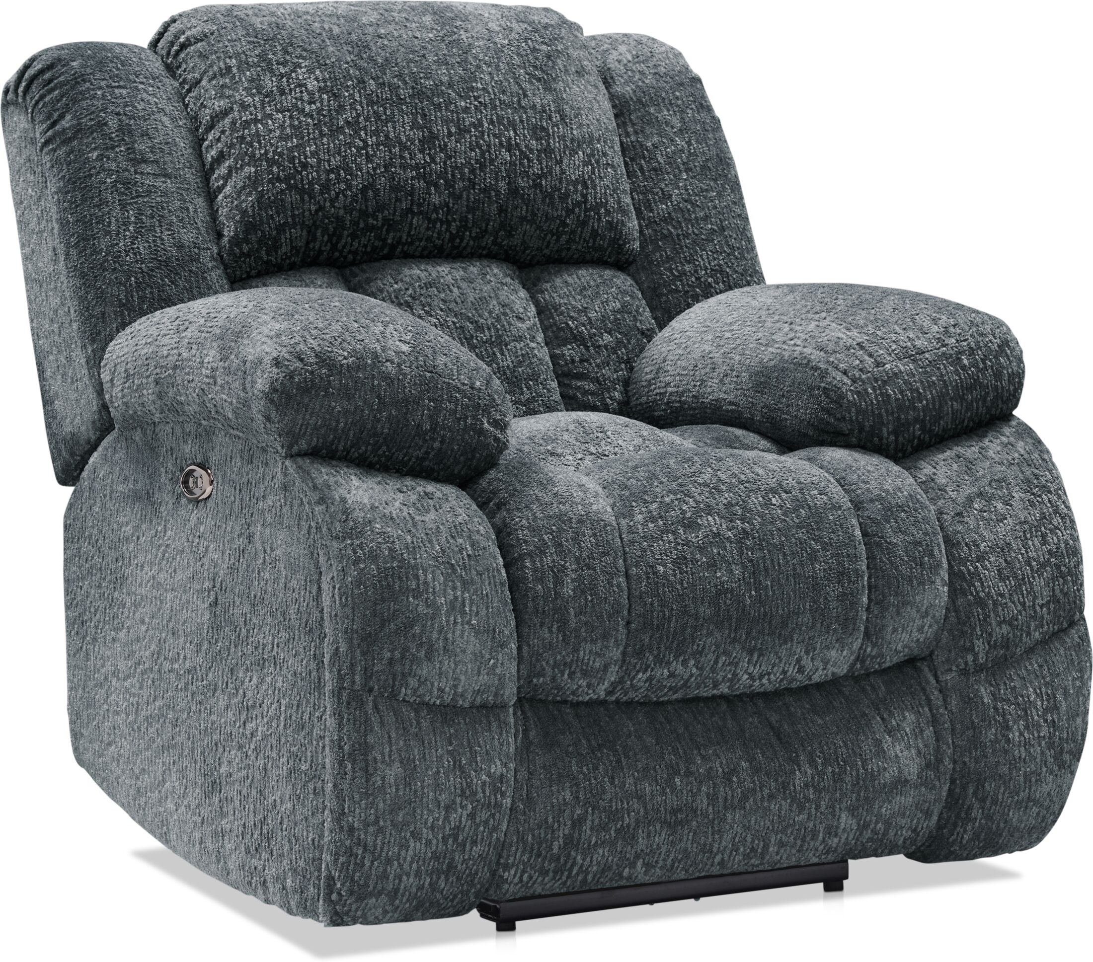 Harbor Park Power Recliner Gray Value City Furniture