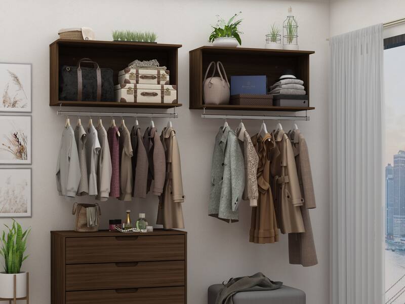 Harvard 36" Floating Closet | Value City Furniture