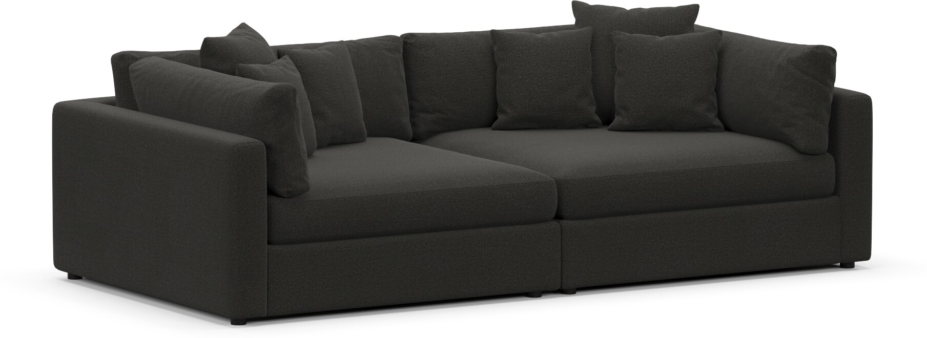 Haven Foam Comfort 2-Piece Media Sofa - Liv Onyx | Value City Furniture