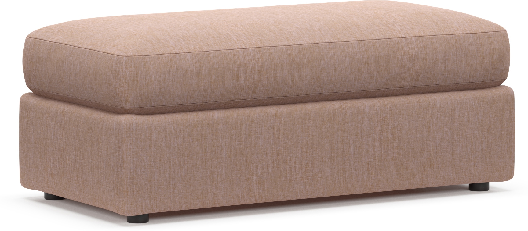 Haven Core Comfort Ottoman - Contessa Blush | Value City Furniture