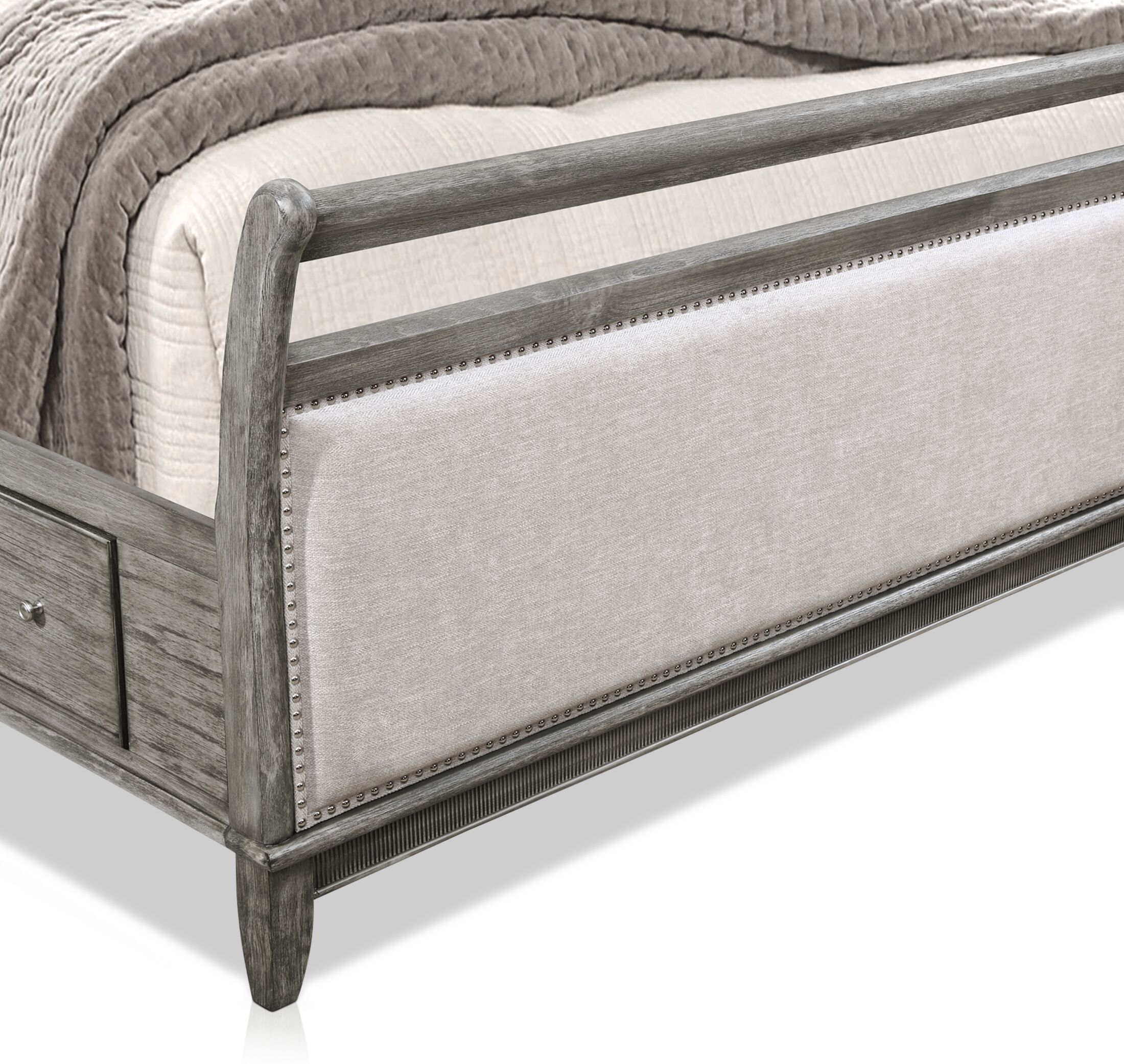 Hazel upholstered storage bed store
