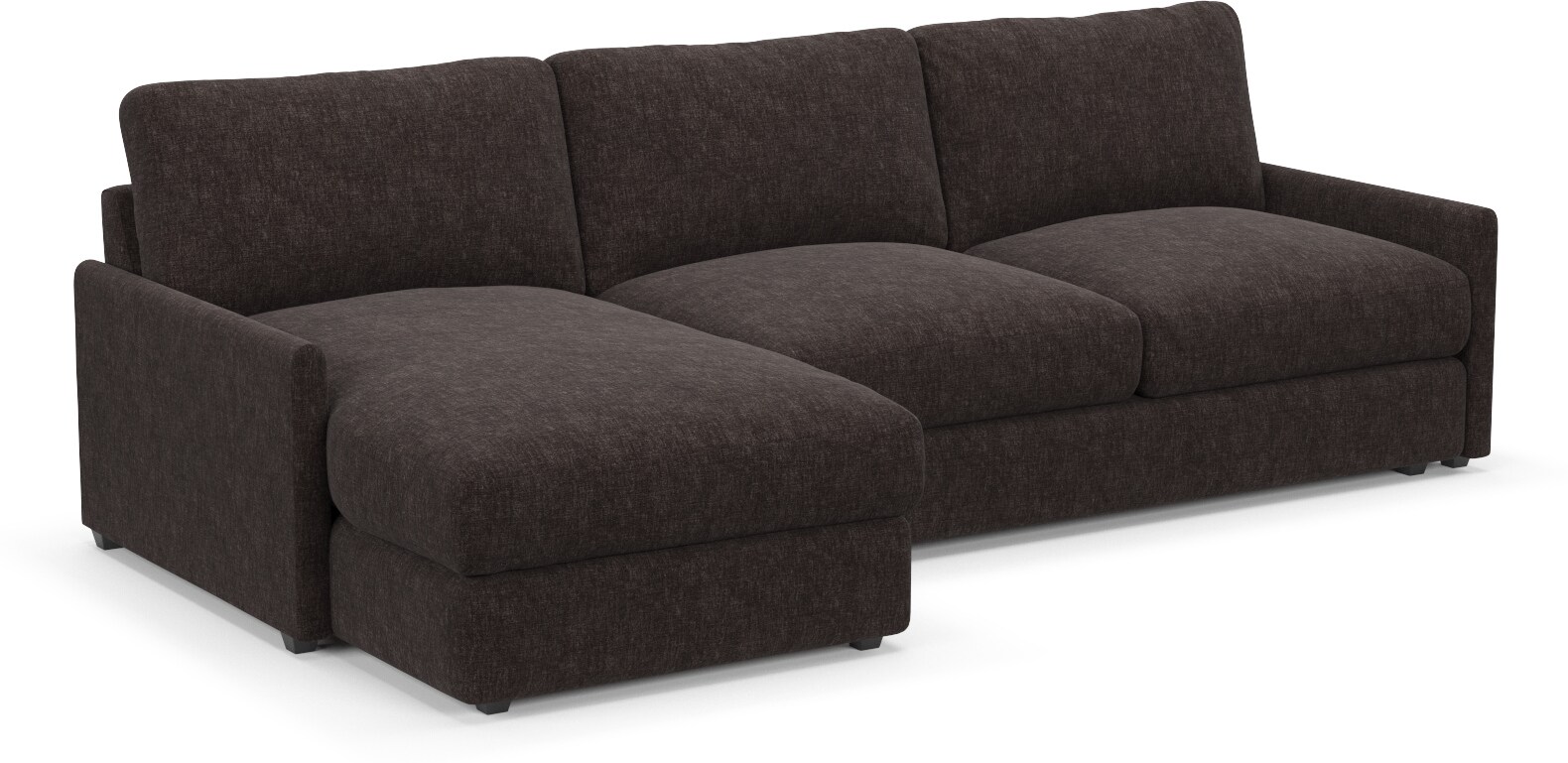 Jasper Hybrid Comfort 2-Piece Sectional with Right-Facing Chaise ...