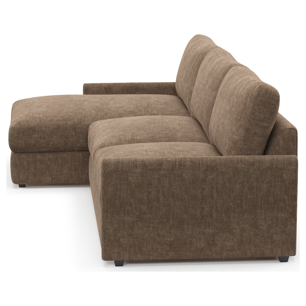 Jasper Foam Comfort Eco Performance 2-Piece Sectional - Argo Java ...