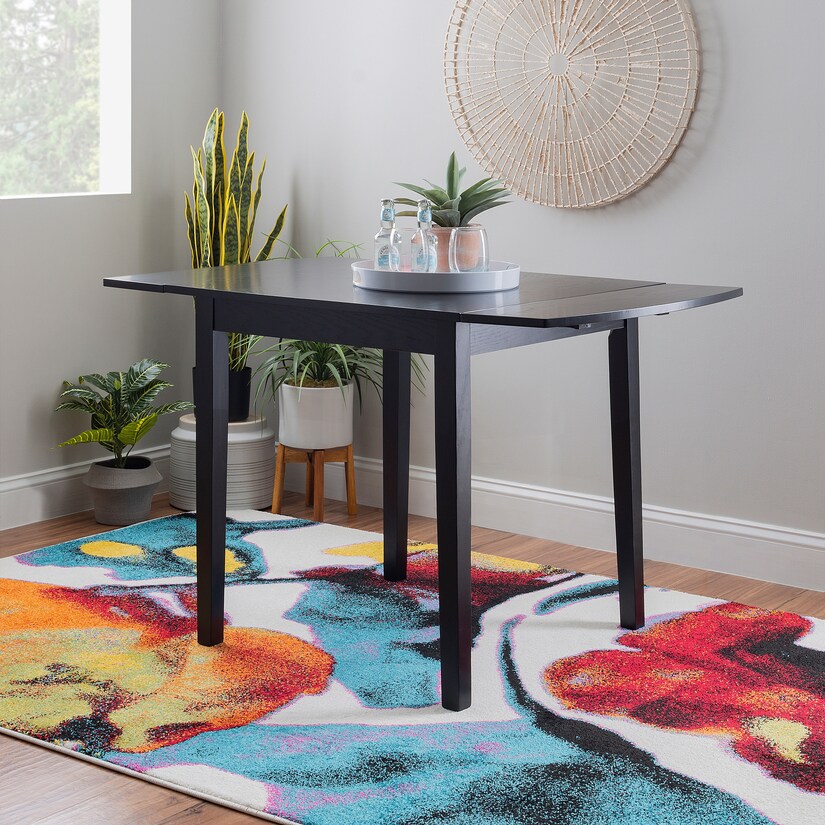 Krigel Extendable Dining Table - Black | Value City Furniture