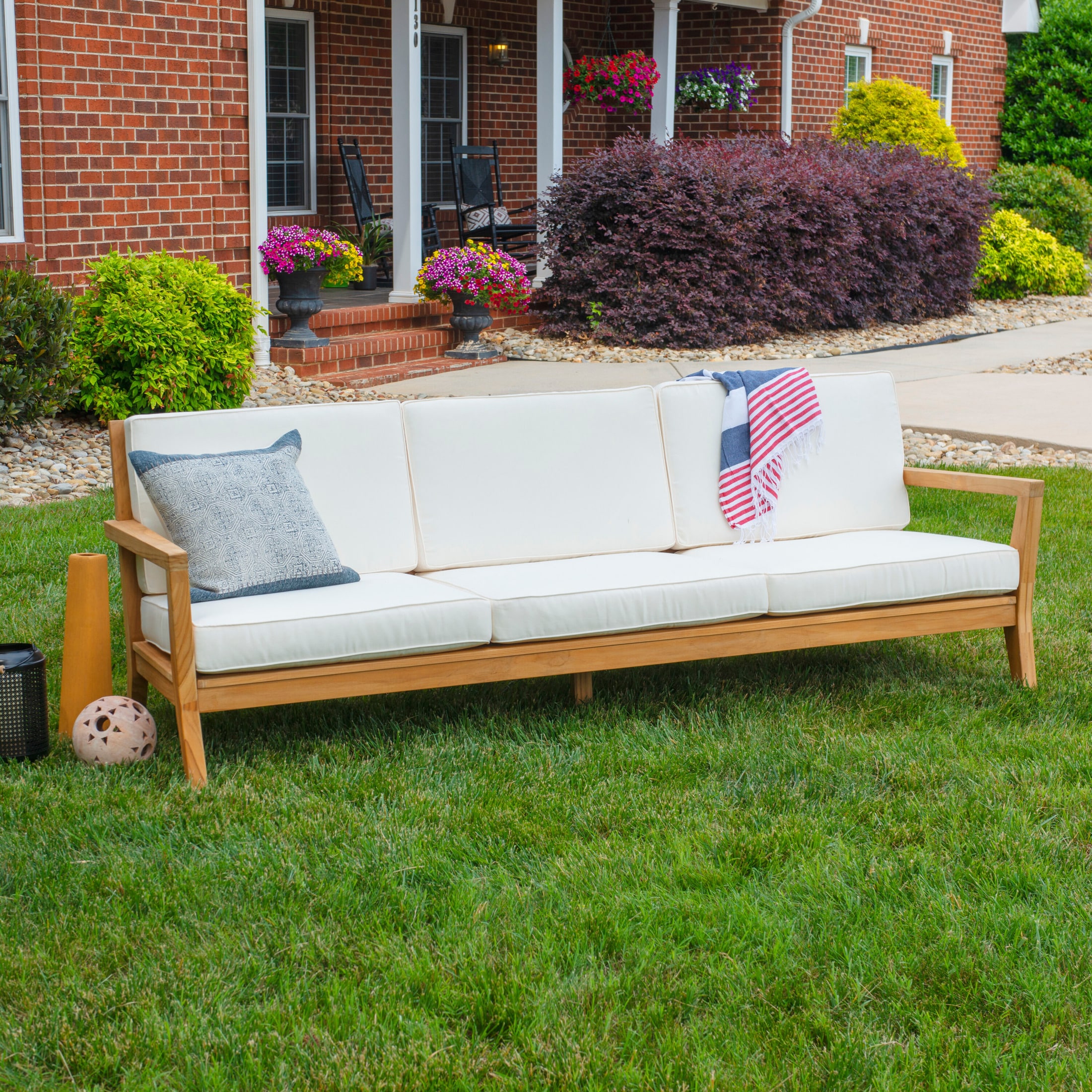 Long outdoor sofa store