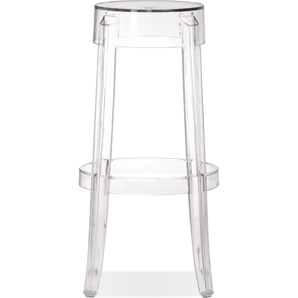 Lucid Bar Stool - Clear | Value City Furniture
