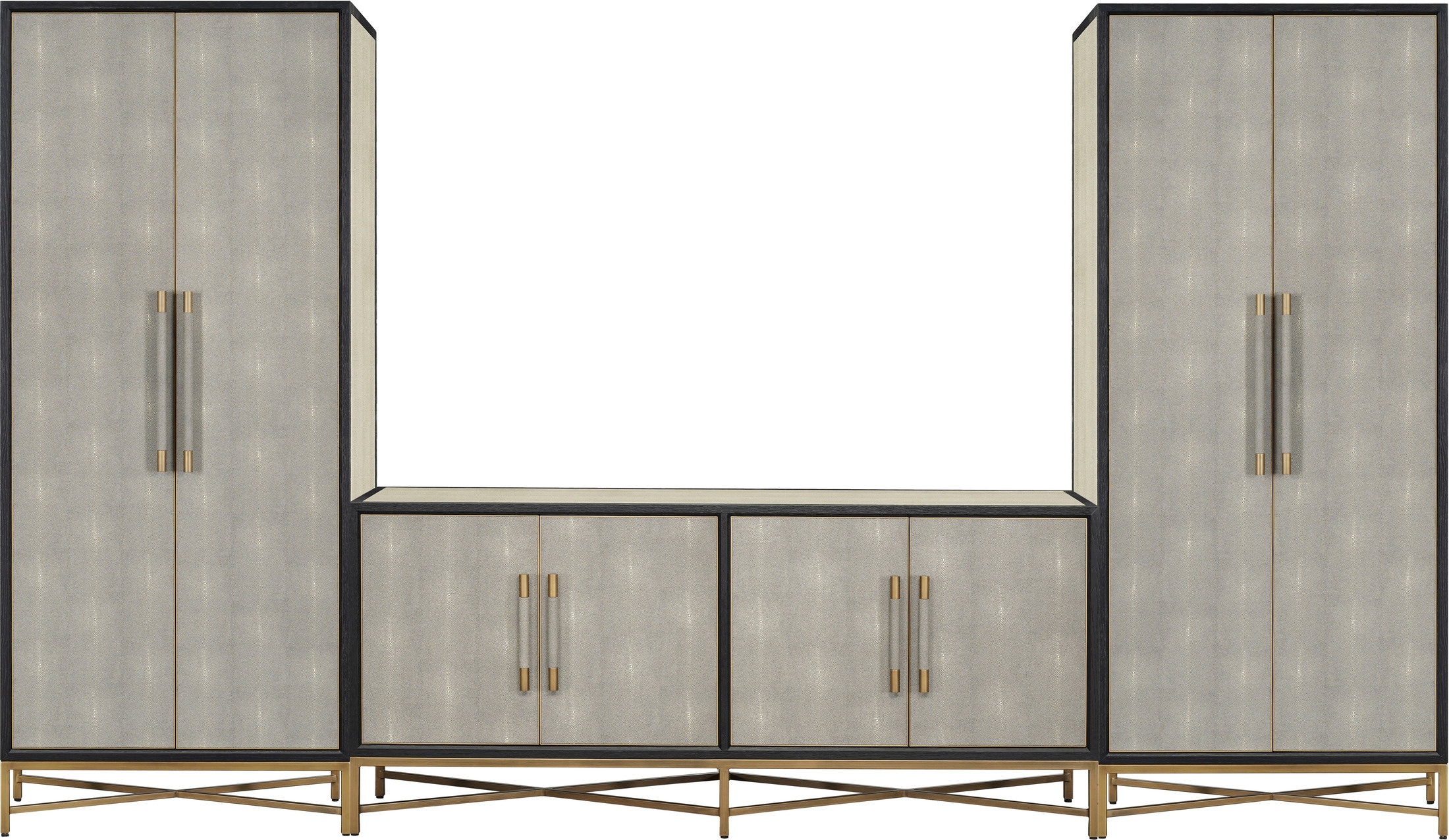 Madison 3 Piece Wall Credenza Value City Furniture