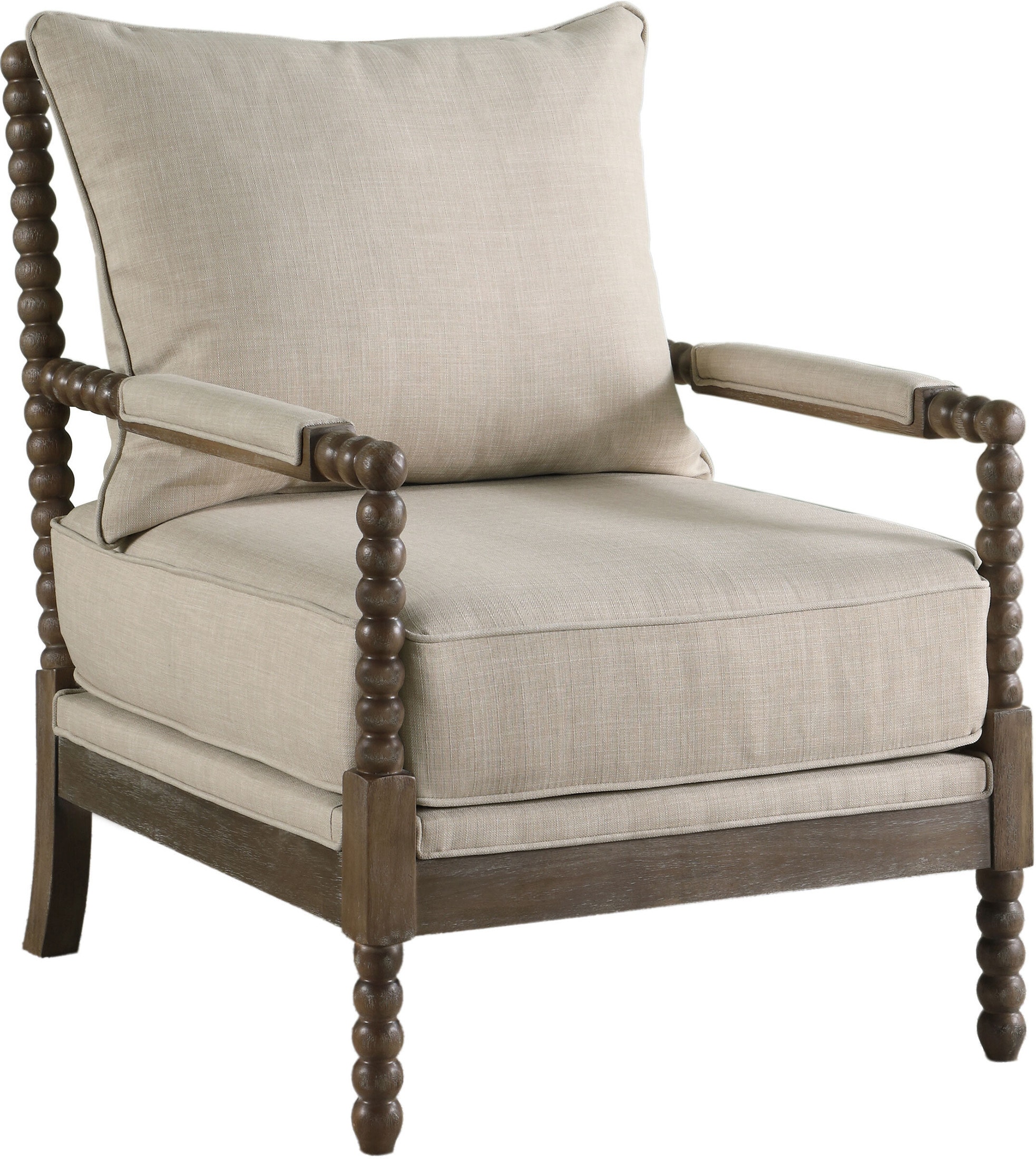 Maureen Accent Chair - Beige | Value City Furniture