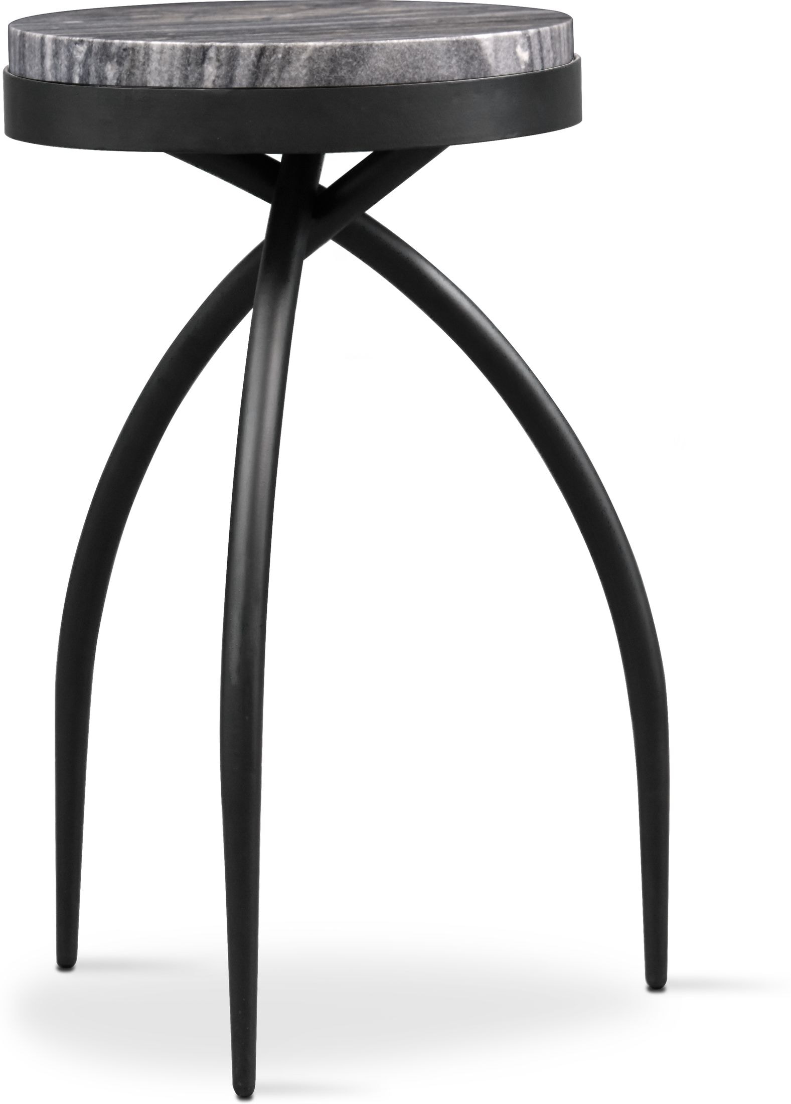 Mod Round Accent Table - Marble | Value City Furniture