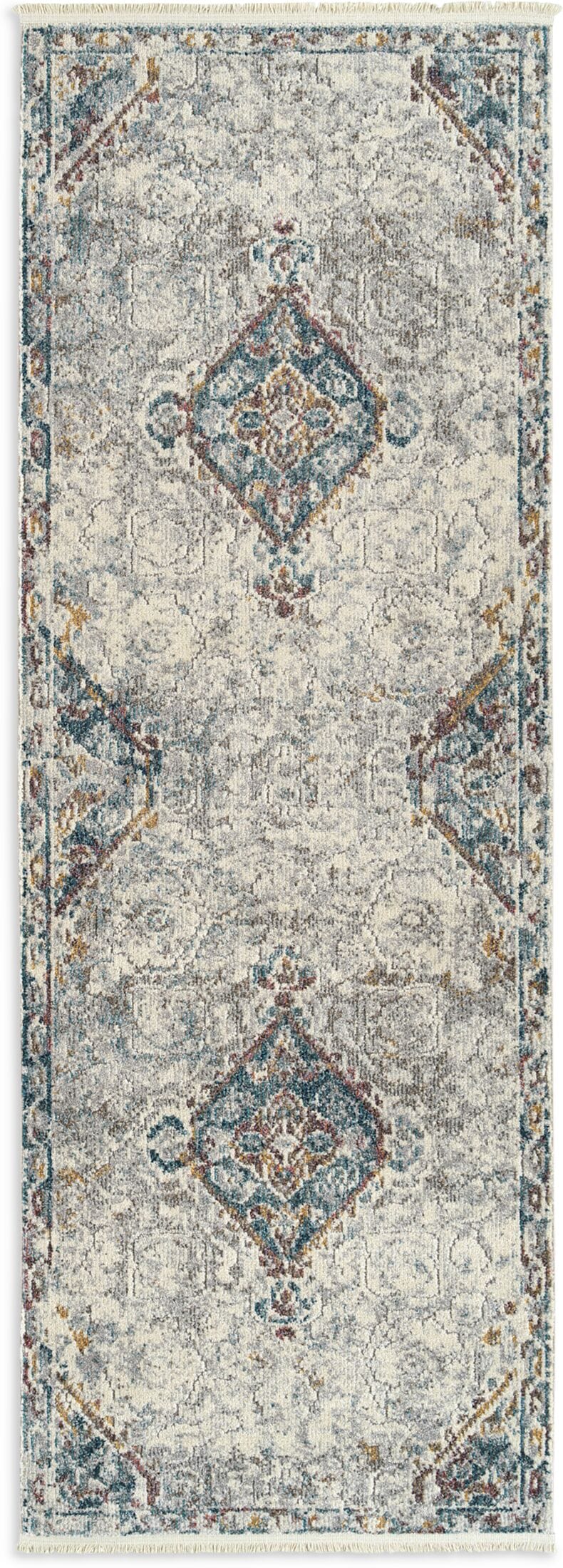 Nadell 3' x 8' Runner - Ivory | Value City Furniture