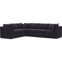 Nest Foam Comfort 3-Piece Large Sectional - Bella Zinc | Value City ...