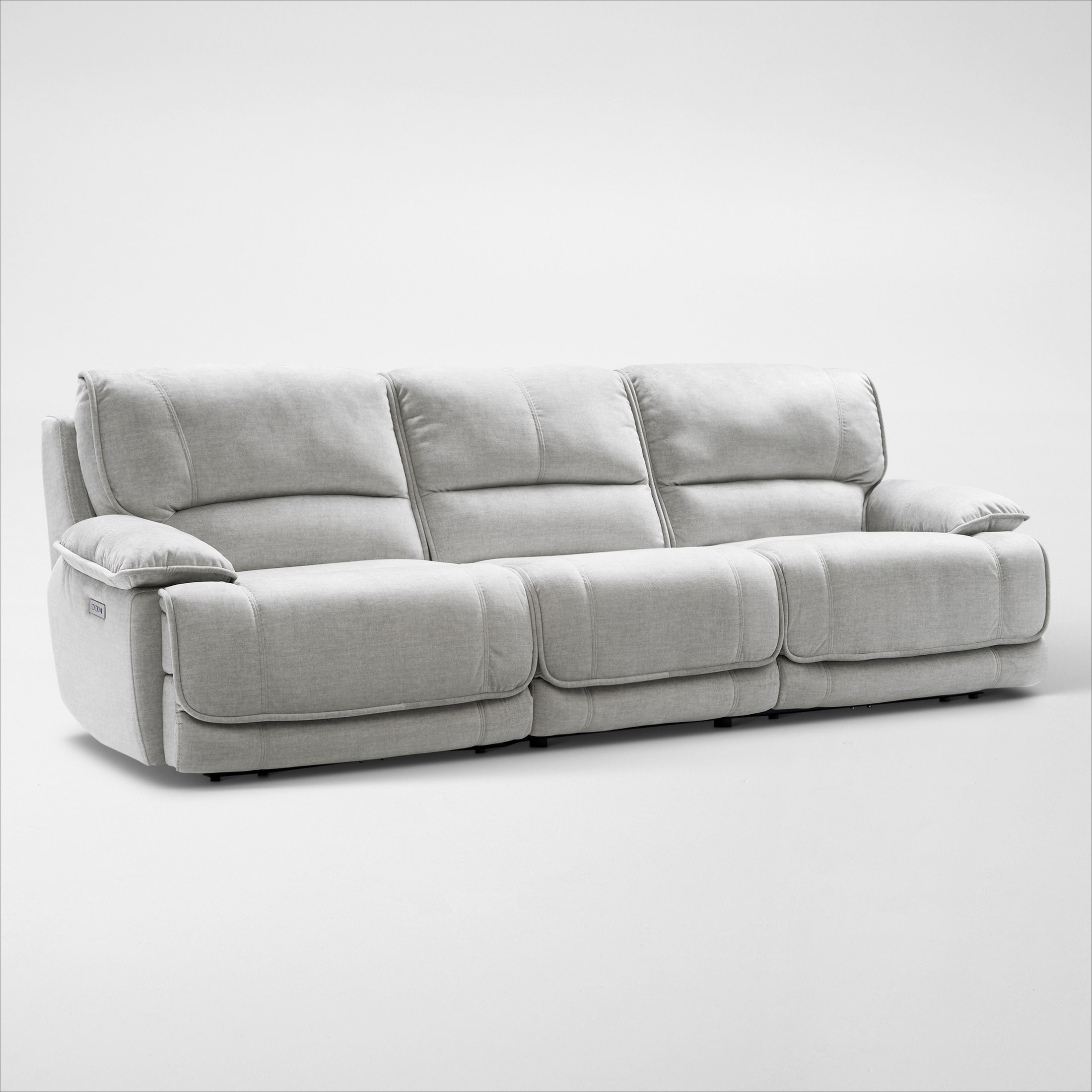 Olsen Dual-Power 3-Piece Reclining Sofa | Value City Furniture Olsen Dual-Power 3-Piece Reclining Sofa | Value City Furniture