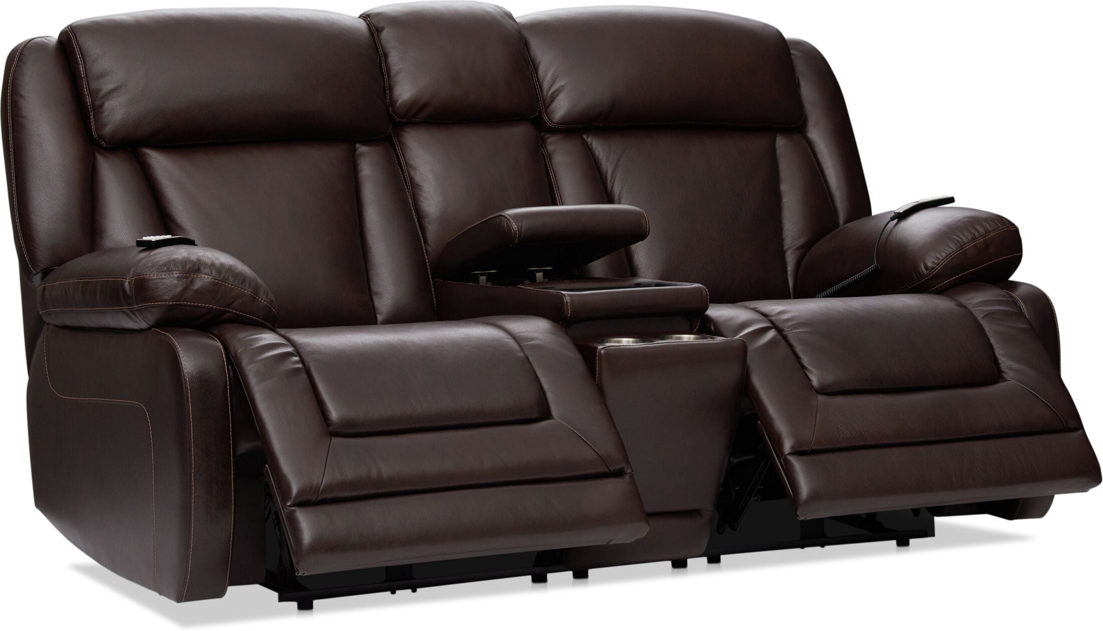 Palermo Triple Power Reclining Loveseat Value City Furniture