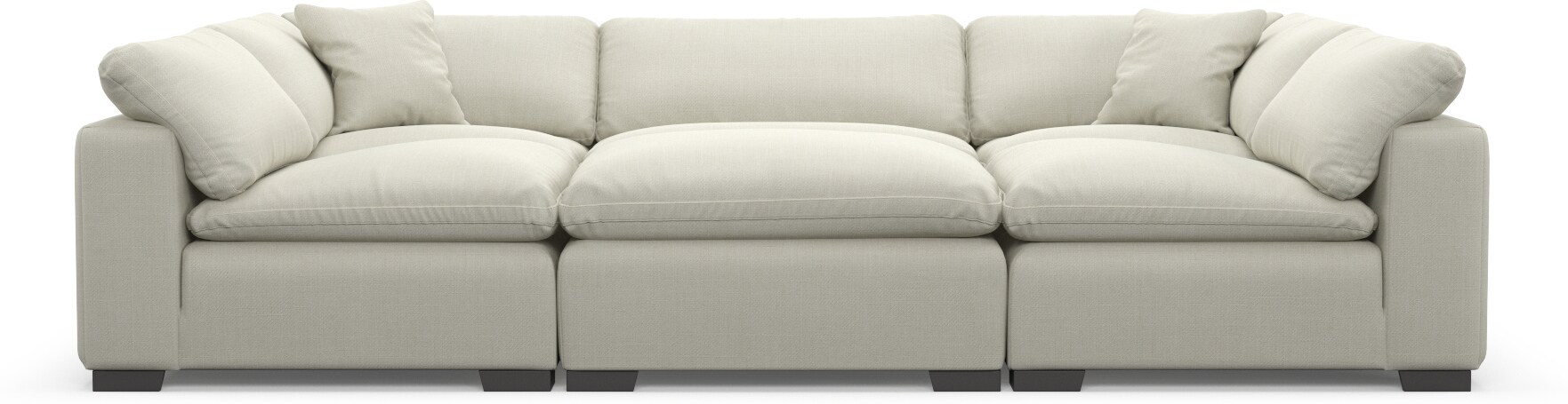 Plush 6 Piece Pit Sectional Value City Furniture