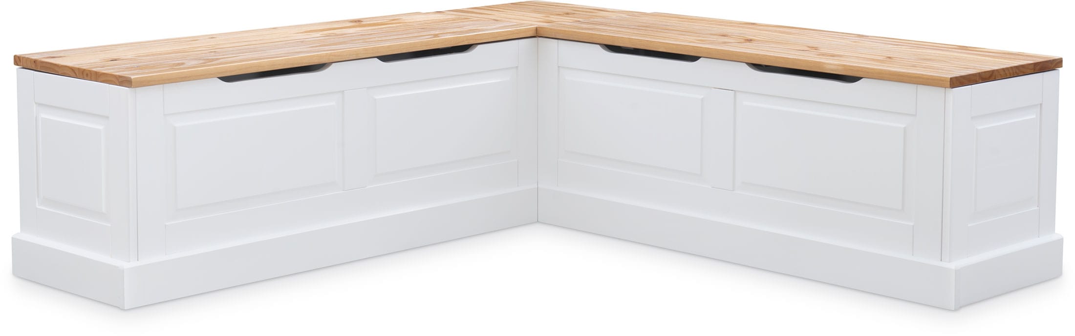 Porter Corner Backless Storage Bench - Natural | Value City Furniture