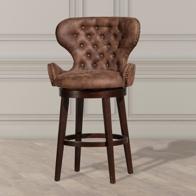 Rudy Swivel Counter-Height Stool | Value City Furniture