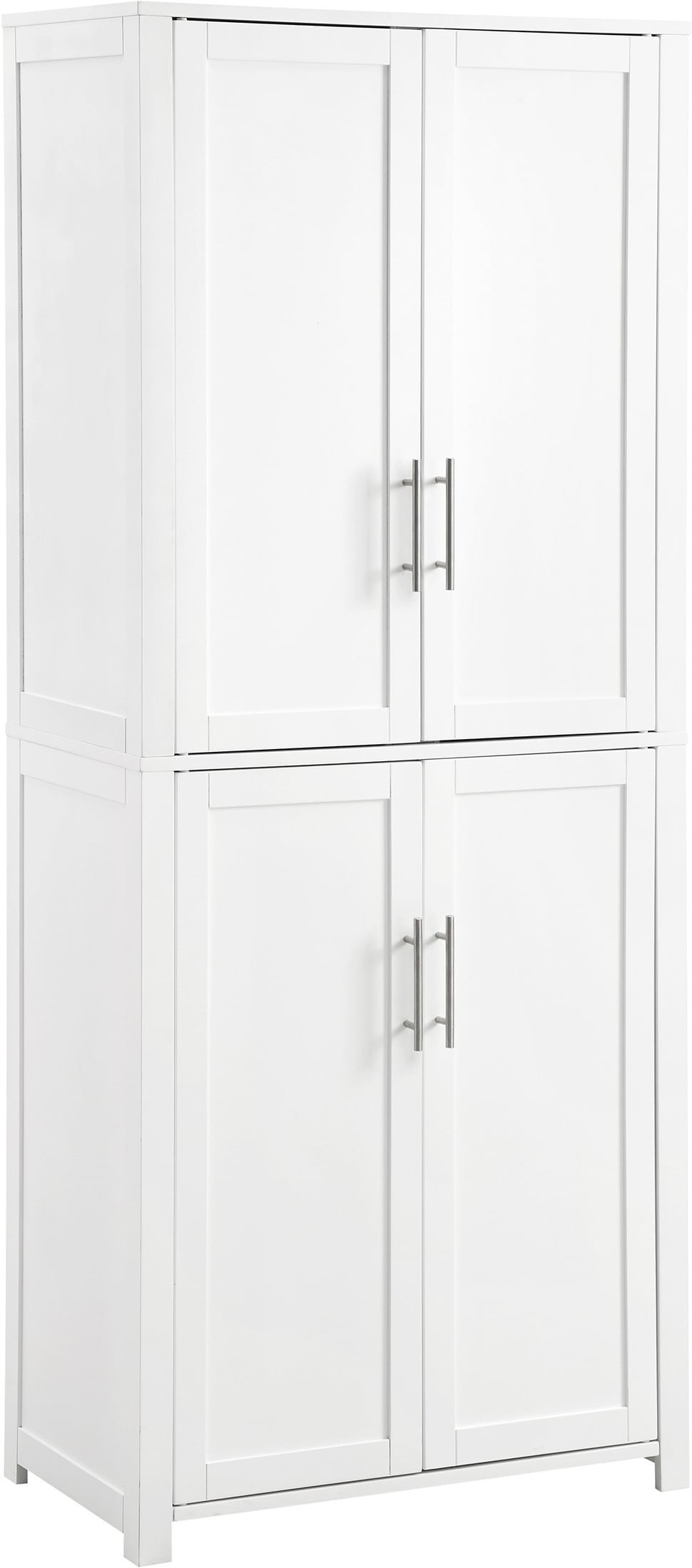 Rylan Tall Pantry - White | Value City Furniture