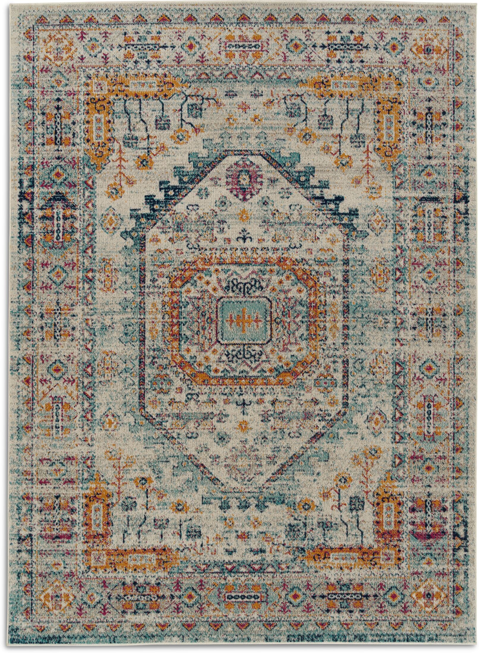 Samad 2' x 3' Rug - Multi | Value City Furniture