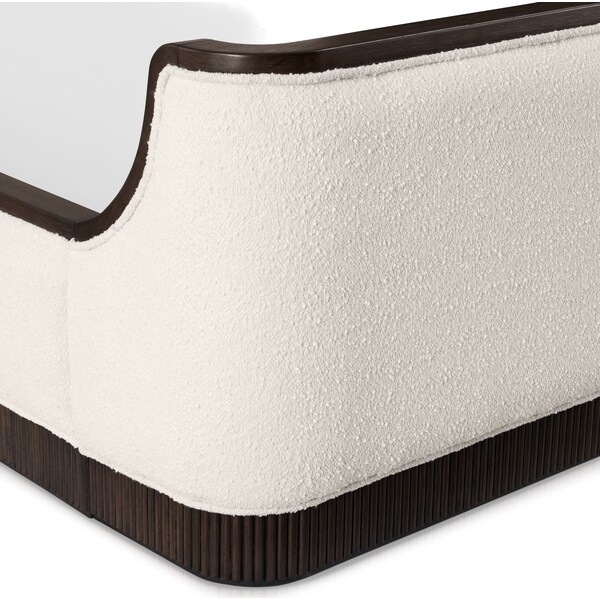 Santa Monica Queen Upholstered Bed - Chestnut | Value City Furniture
