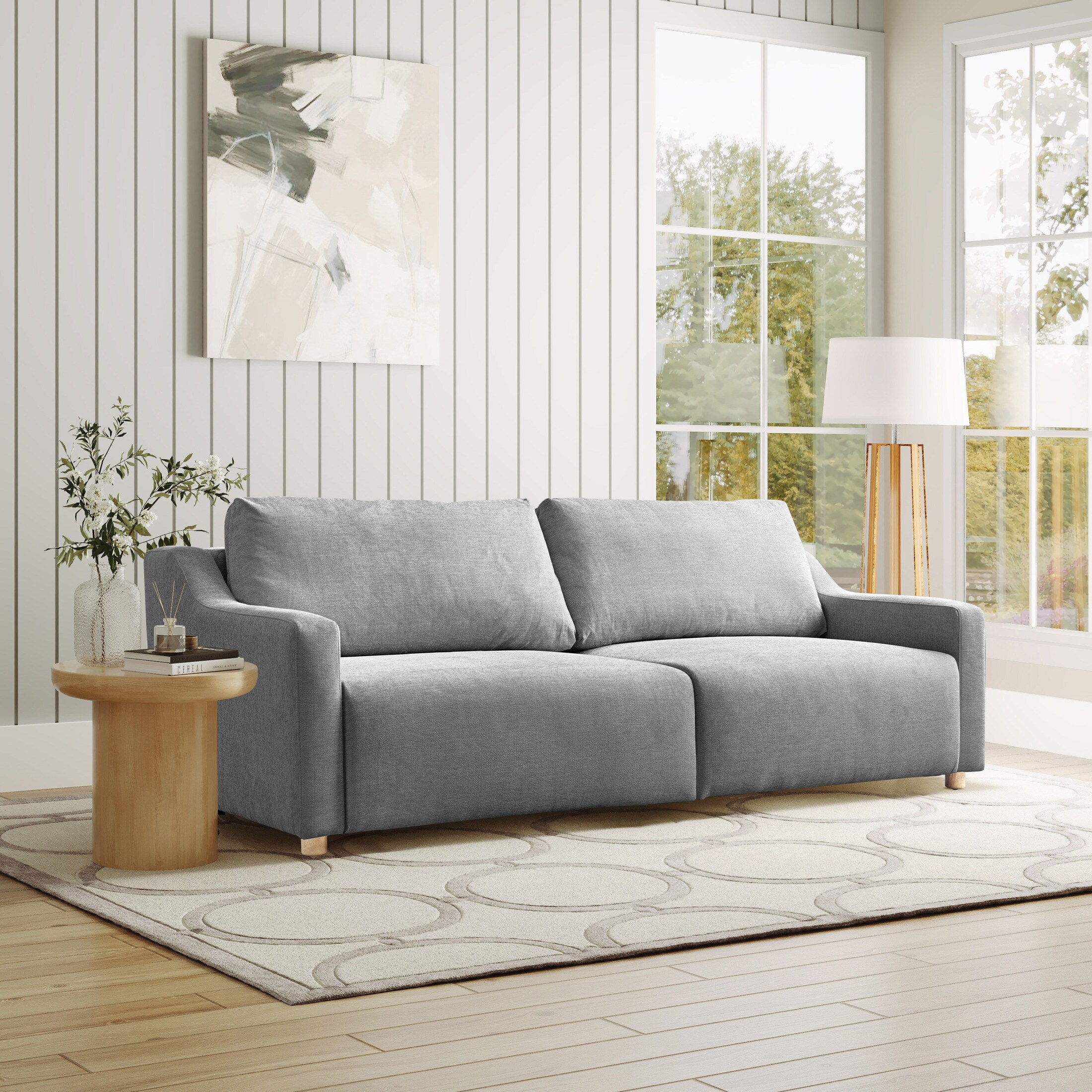 Sharma Convertible Sofa Bed Gray Value City Furniture