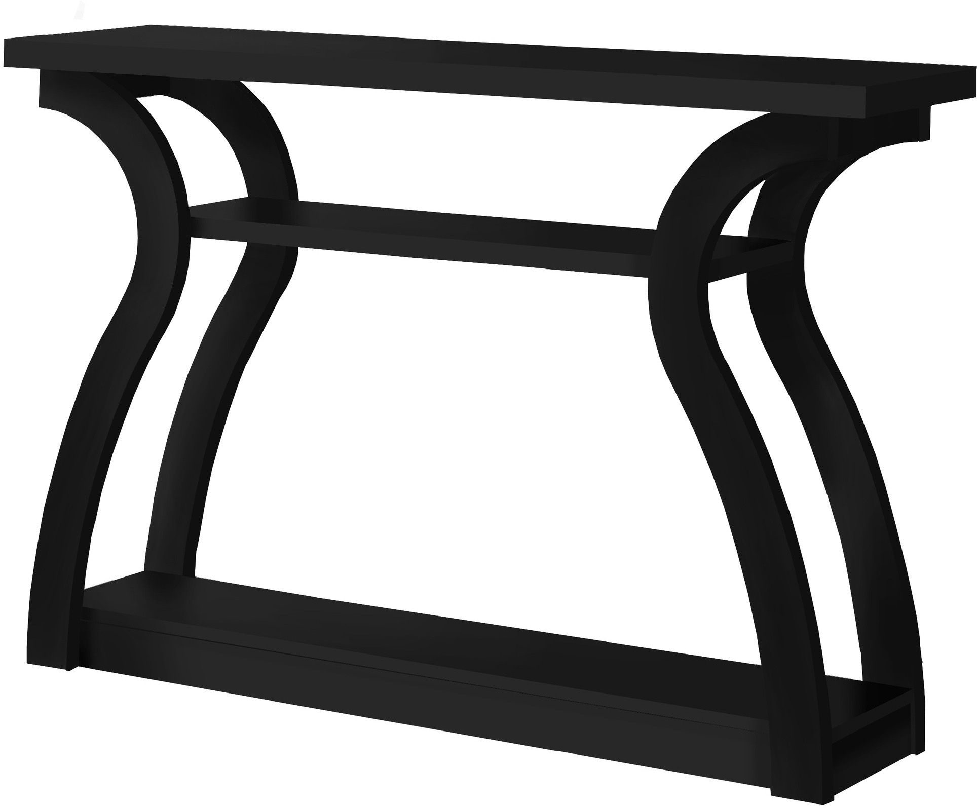 Monarch Black Hall Console Accent Table
