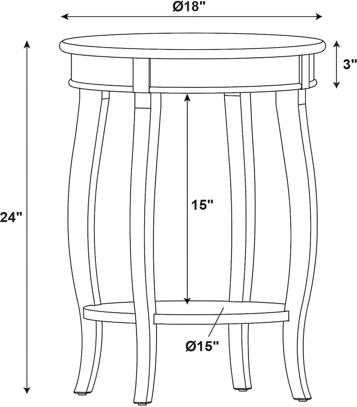 Sydney Side Table - Yellow | Value City Furniture