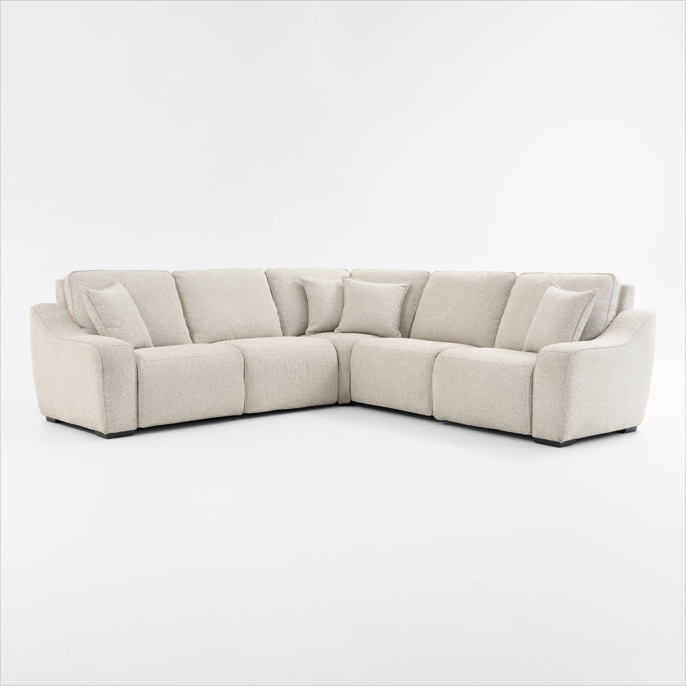 Walden 5 Piece Dual Power Reclining Sectional Value City Furniture