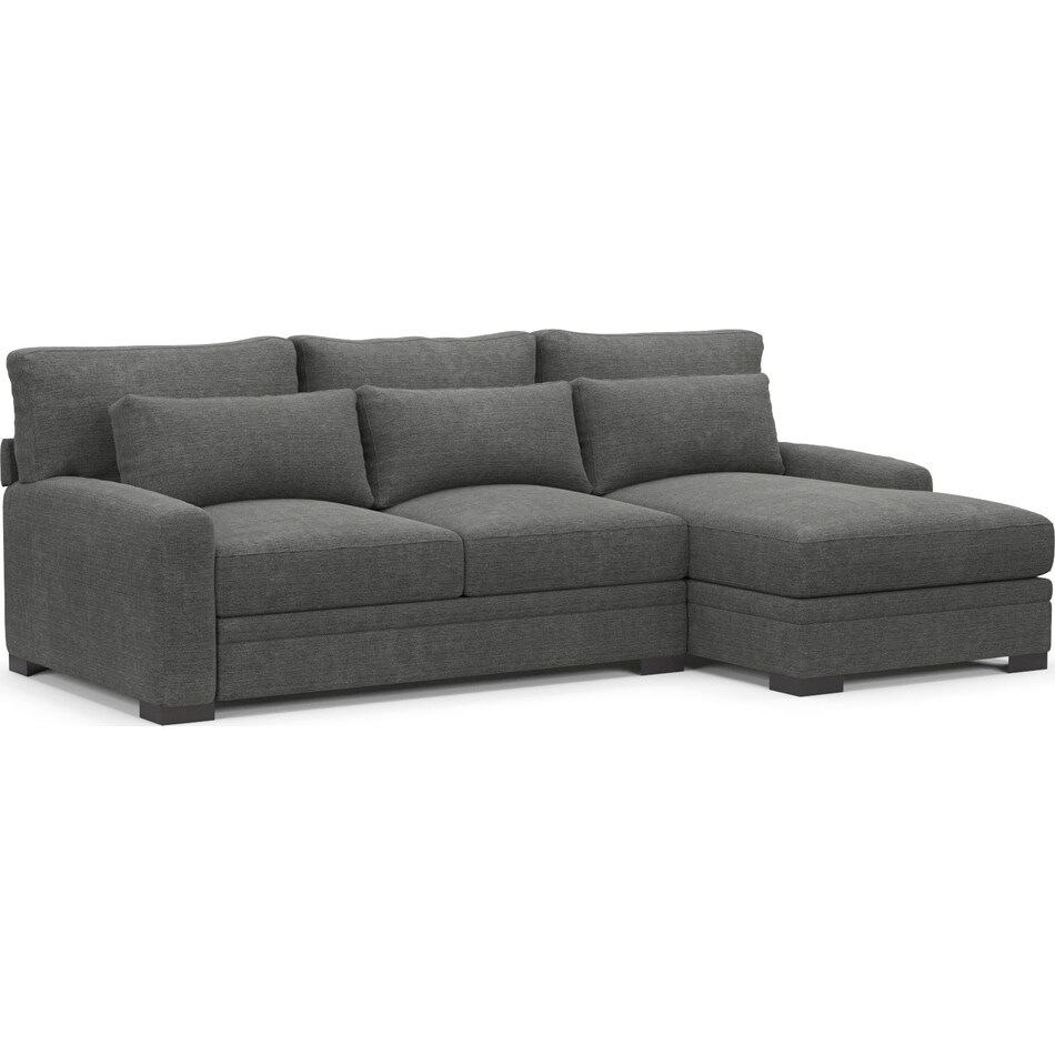 Winston 2-Piece Sectional with Chaise | Value City Furniture